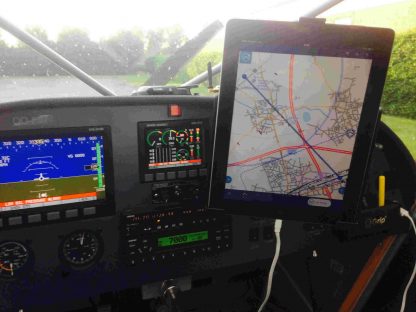 How to mount your iPad on the cockpit GlareShield - FlyForFun
